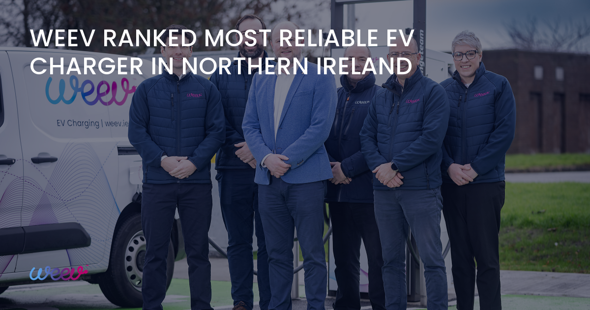 WEEV RANKED MOST RELIABLE EV CHARGER IN NORTHERN IRELAND | Weev